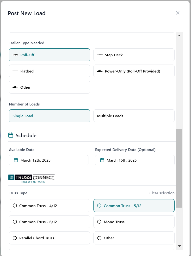 TrussConnect | Specialized Truss Transportation Logistics